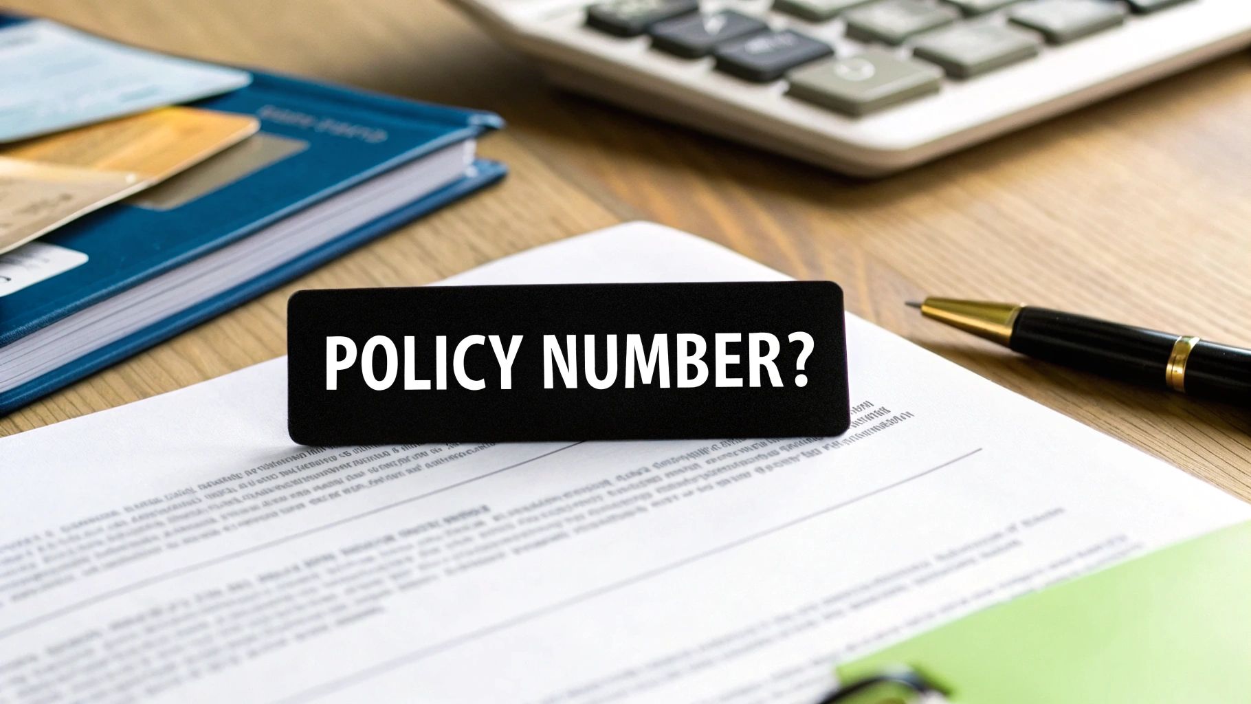 What is a policy number? Learn where to find it - Riviera Expat